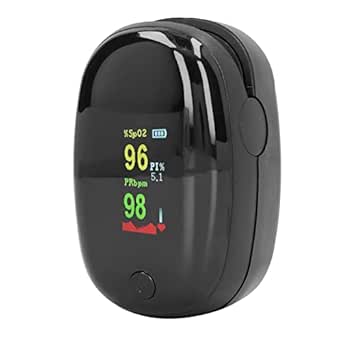 Oxygen Meter Finger Pulse Oximeter, Blood Oxygen Saturation Monitor for ...