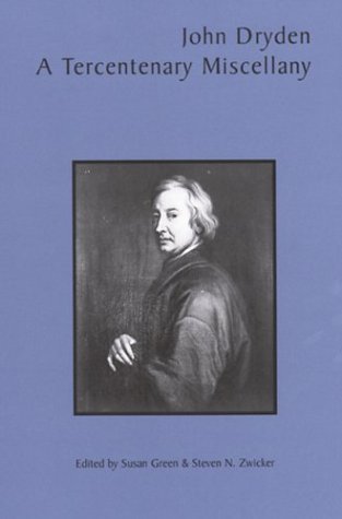 Amazon.com: John Dryden: A Tercentenary Miscellany: 9780873281942 ...