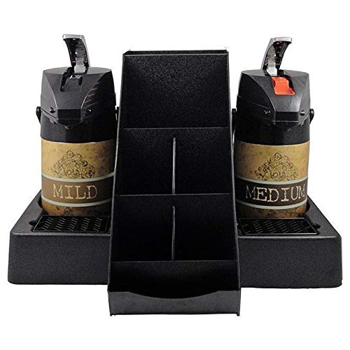 Amazon.com: 2 Pot Airpot Rack Coffee Condiment Caddy Station PAPR3 PCO8 ...