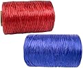 Amazon.com: Kulay Artificial Deer Sinew Red Waxed Flat Polyester Thread ...