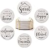 Amazon.com: Housewarming Gifts for New Home Coasters Farmhouse Coffee ...