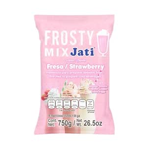 Amazon.com : JATI Frosty Mix - Strawberry Cold Drink Powder Mix 26.5 oz ...