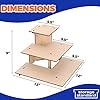 Amazon.com: 3-Tier Corner Retail Table Display Stands for Vendor Events ...