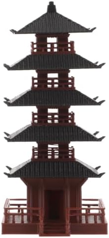 Happyyami 2pcs Mini Pagoda Statue Miniature Japanese Lantern Pagoda ...