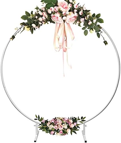 Amazon.com : LING RUI Round Backdrop Stand,6.6FT Metal Circle Balloon ...