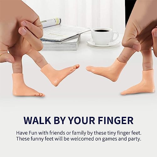 Operitacx Mini Puppets Feet 6 Pairs Finger Feet Puppet Tiny Feet Set ...