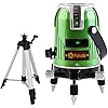 Amazon | FUKUDA 5ライン グリーンレーザー墨出し器+エレベーター三脚セット EK-468G J 4垂直・1水平 フクダ レーザー墨出し器 水平器 フルライン測定器 | レーザー墨出し器