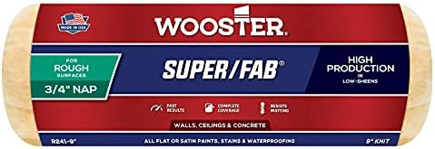 Amazon.com: Wooster Brush R292-9 Lambswool 100 Roller Cover, 3/4-Inch ...