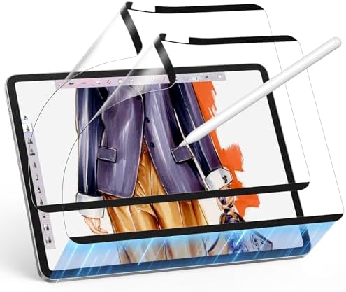 Amazon.com: ESR 2 Pack iPad Pro 11 Inch M4 Paper-Feel Magnetic Screen ...
