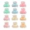 Amazon.com : Mistofu 12Pcs Small Hair Claw Clips - Mini Hair Claw Clips ...