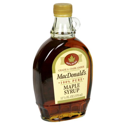 Amazon.com: MacDonald's Maple Syrup, 12.5-Ounce Bottle