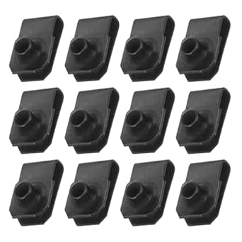 Amazon.com: PATIKIL U-Style Clip-On Nut, 12 Pcs M5-0.8 Regular Extruded ...