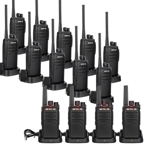 Amazon.com: Retevis RT21 Two-Way Radios 10 Pack Bundle with RT68 Walkie ...
