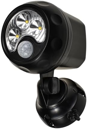 J.LUMI YCB2050 Battery Operated Motion Spotlight Outdoor, LED 5000K ...