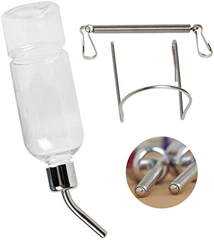 BULZEU Rabbit Water Bottles Hamster Drinking Waters Pet Portable ...