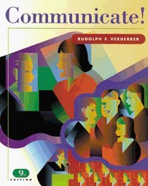 Amazon.com: Communicate!: 9780534520748: Verderber, Rudolph F.: Books