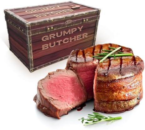 Amazon.com: Grumpy Butcher Ribeye Steaks, 8 Pack (14 oz each) - Prime ...