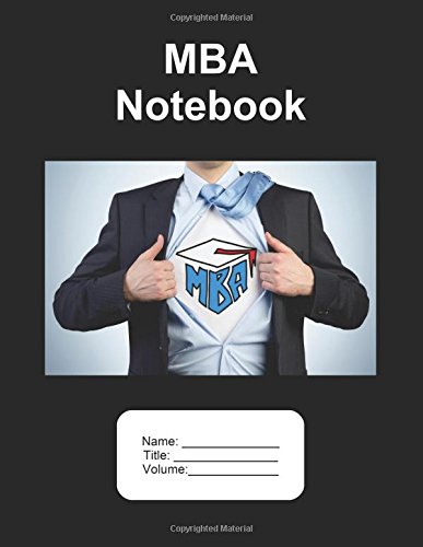 MBA Notebook. 500 Pages lined paper. 8.5"x11": The Notebook Factory ...