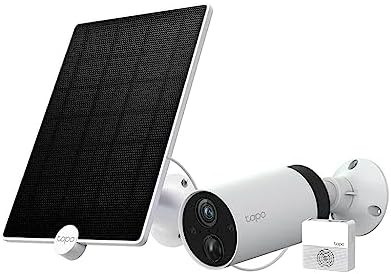 Tapo TP-Link 2K QHD Wireless Outdoor Security Camera with Solar Panel ...