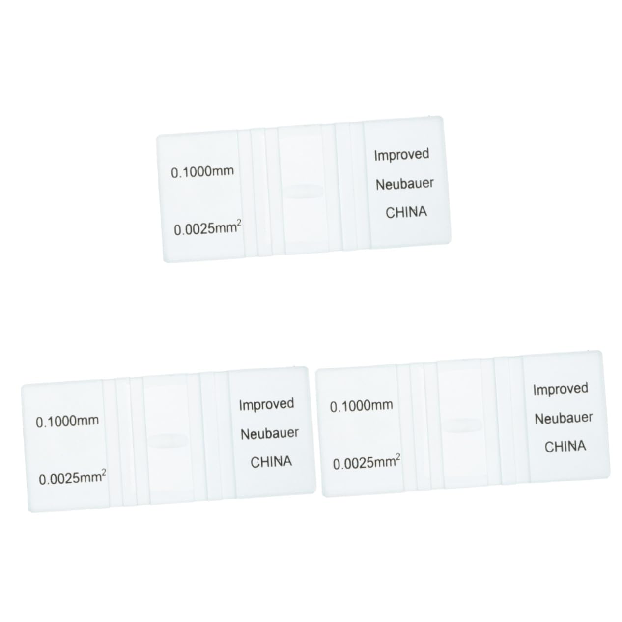 SOLUSTRE 3 Pcs Hemocytometer Microscope Counting Chamber Labs Blood ...