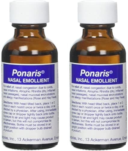 Amazon.com: Jamol Laboratories Ponaris Nasal Emolient, 1 oz (Pack of 2 ...