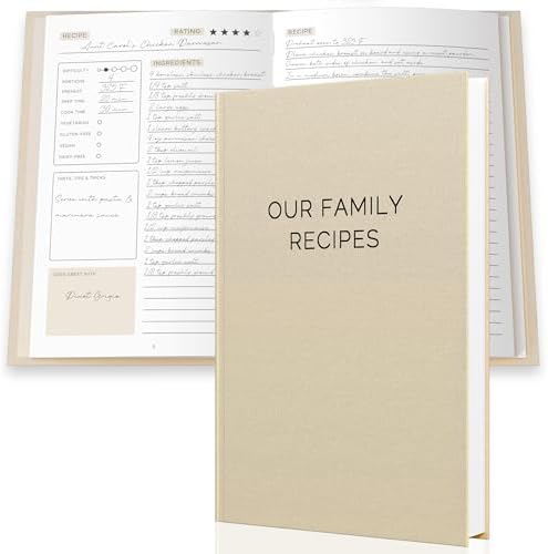 Amazon.com: Blank Recipe Book To Write In Your Own Recipes - Family ...