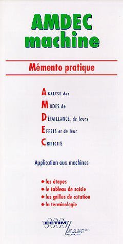 Amazon.in: Buy Amdec machine memento pratique lot de 10 exemplaires ...