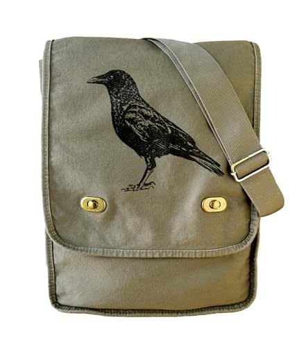 Amazon.com: Crow Raven Messenger Bag Laptop Shoulder Purse - Gift for ...