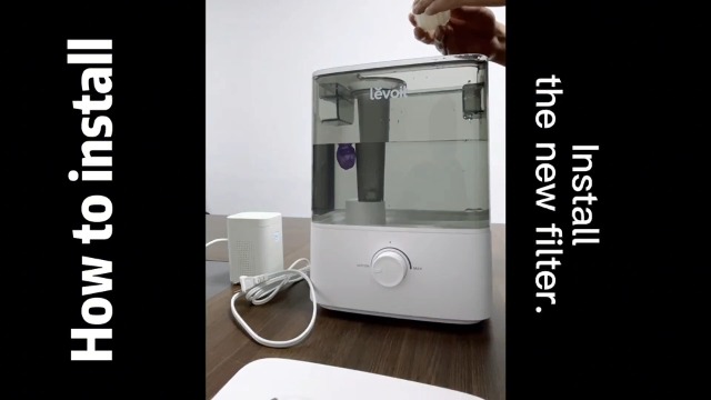 Watch How to replace the LEVOIT Ultrasonic Humidifiers Filters on ...