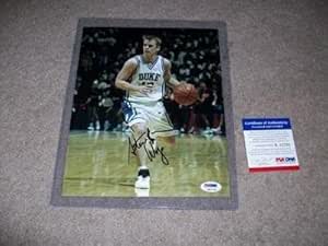 Autographed Steve Wojciechowski Photo - DUKE BLUE DEVILS WOJO 8x10 PSA ...