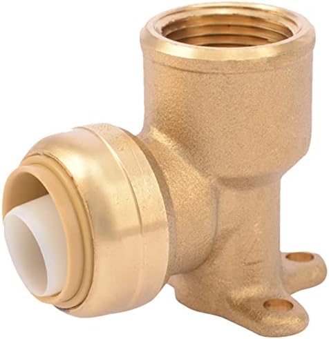 SharkBite Max 3/4 Inch x 3/4 Inch Drop Ear Elbow, FNPT, Push to Connect ...