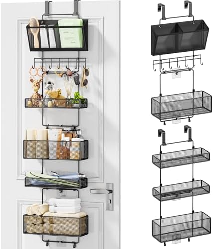 Amazon.com: Over The Door Organizer, Adjustable Hanging Door Organizer ...