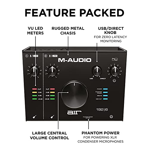Reviews for M-Audio AIR 192|6 - 2-In 2-Out USB Audio / MIDI Interface ...