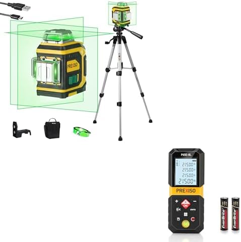 PREXISO 215Ft Laser Measure with Entension for Diagonal Measuring ...