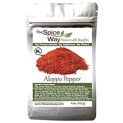 Amazon.com : The Spice Way - Premium Aleppo Pepper |4 oz.| Crushed ...
