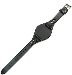 Amazon.com: BAICHANG CAREG - Correa de reloj de piel auténtica ...