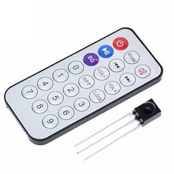 Amazon.com: IR Receiver 38 kHz Wireless Remote Control Module Kits for Bluetooth Audio Receiver ...