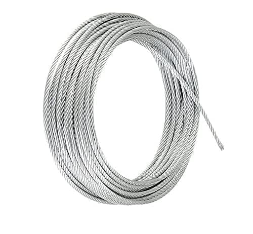Sparesdeal 304 Stainless Steel Wire Rope 1MM Thickness for Hoisting ...