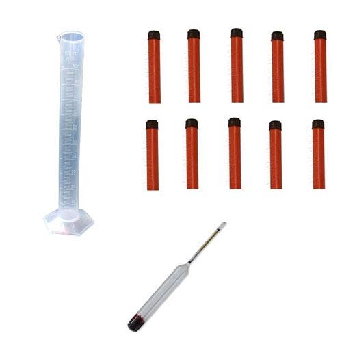 WTH Lactometer For Milk With Instruction Chart & 100 ml Cylinder ...