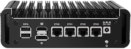 Amazon.com: goodtico Fanless Mini PC N100(4C/4T, 3.4GHz) Micro Firewall ...