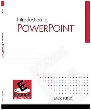 Amazon | Introduction to Powerpoint (Esource-The Prentice Hall Engineering Source) | Leifer ...