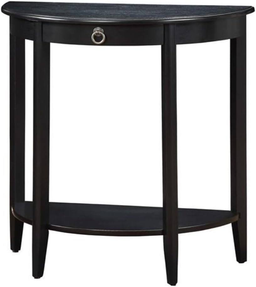 Amazon.com: Wnutrees Fluted Half Moon Console Table, Bohemia Small ...