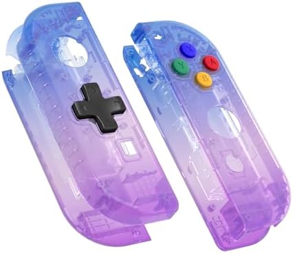 Amazon.com: eXtremeRate Gradient Translucent Bluebell Joycon Handheld ...