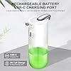 Amazon.com: Foyucool Automatic Foaming Soap Dispenser, 12.8oz/380ml Rechargeable Touchless Hand ...