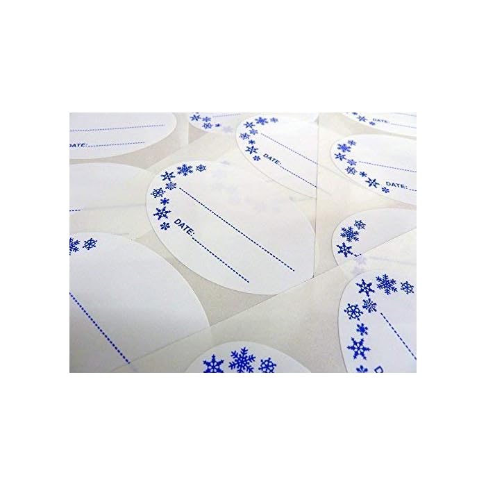 Buy 75x50mm Oval Self-Stick Deep Freeze, Freezer Labels, Stickers for ...