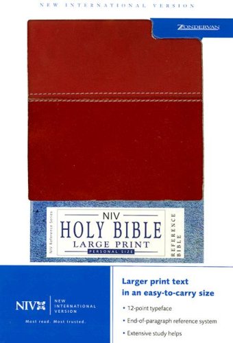 Large Print Reference Bible-NIV-Personal Size: Anonymous: 9780310922711 ...