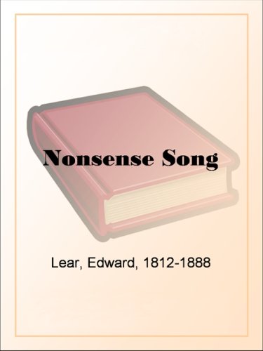 Amazon.co.jp: Nonsense Song (English Edition) 電子書籍: Lear, Edward: Kindleストア