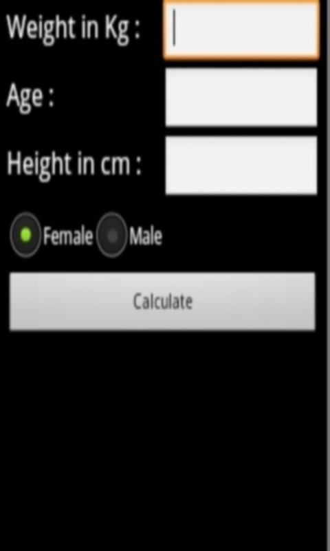 BMI, BMR and RMR calculator - App on Amazon Appstore
