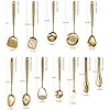 Amazon.com: 304 Stainlss Steel Matte Kitchen Utensils Set, 12 Pcs Long ...