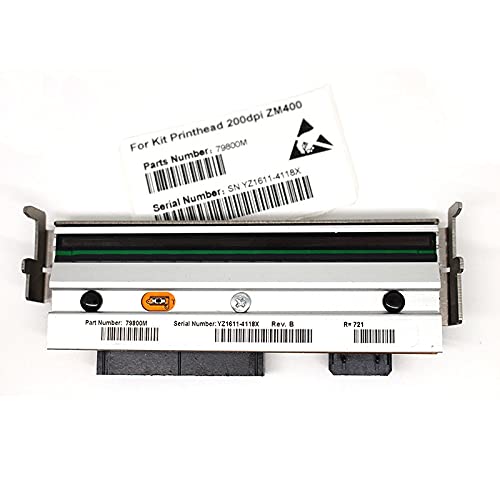 Amazon.com: Printer Accesstories Print Head 79800M for Zebra ZM400 ...